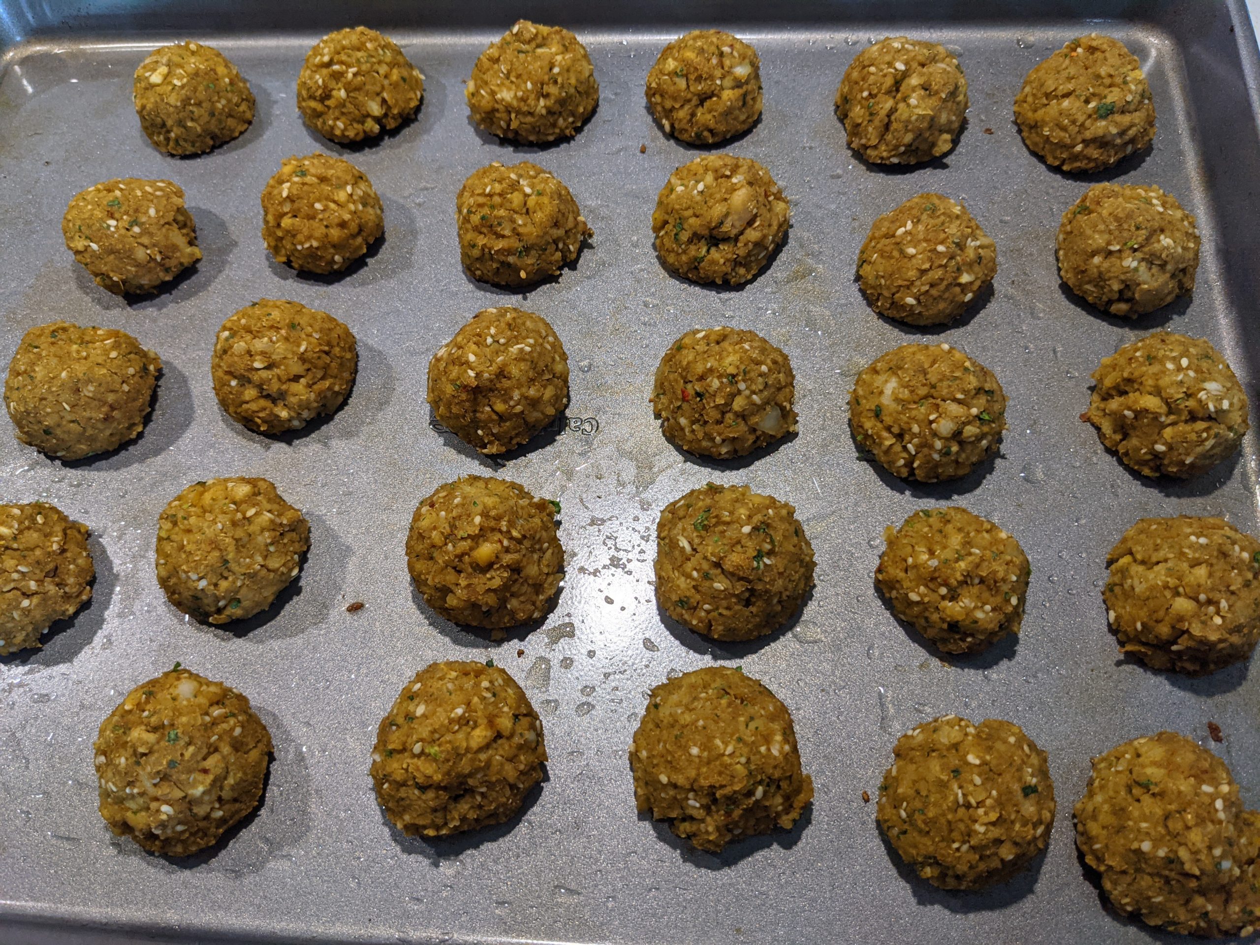 Fluffy baked falafel - Digestables